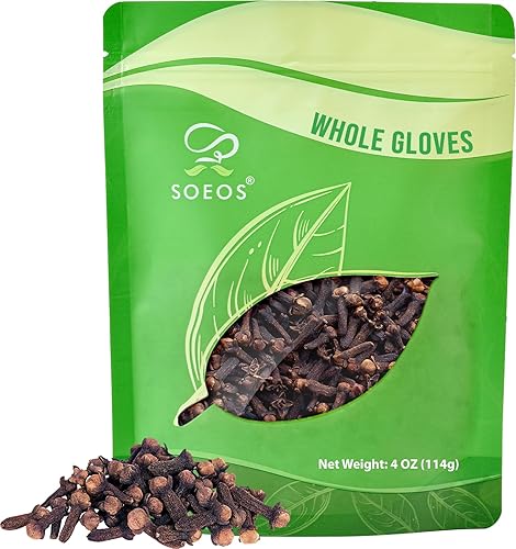 Soeos Whole Cloves 4 oz, Gluten Free, Non GMO, Kosher, Fresh Hand ...