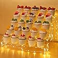 Amazon.com: Naconmlet 15.6inches Acrylic Riser Display Shelf-Cupcake ...