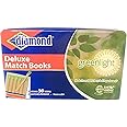 Amazon.com: Diamond Deluxe Greenlight Match Books - 1000 Matches ...