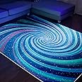 Amazon.com: SEBKQ Optical Illusion Area Rug Black Light,UV Reactive 3D ...