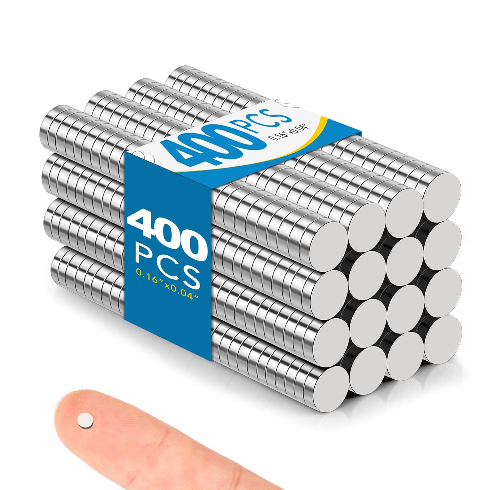 400 Pack Small Magnets,4x1mm Refrigerator Magnet Rare Earth Magnet ...