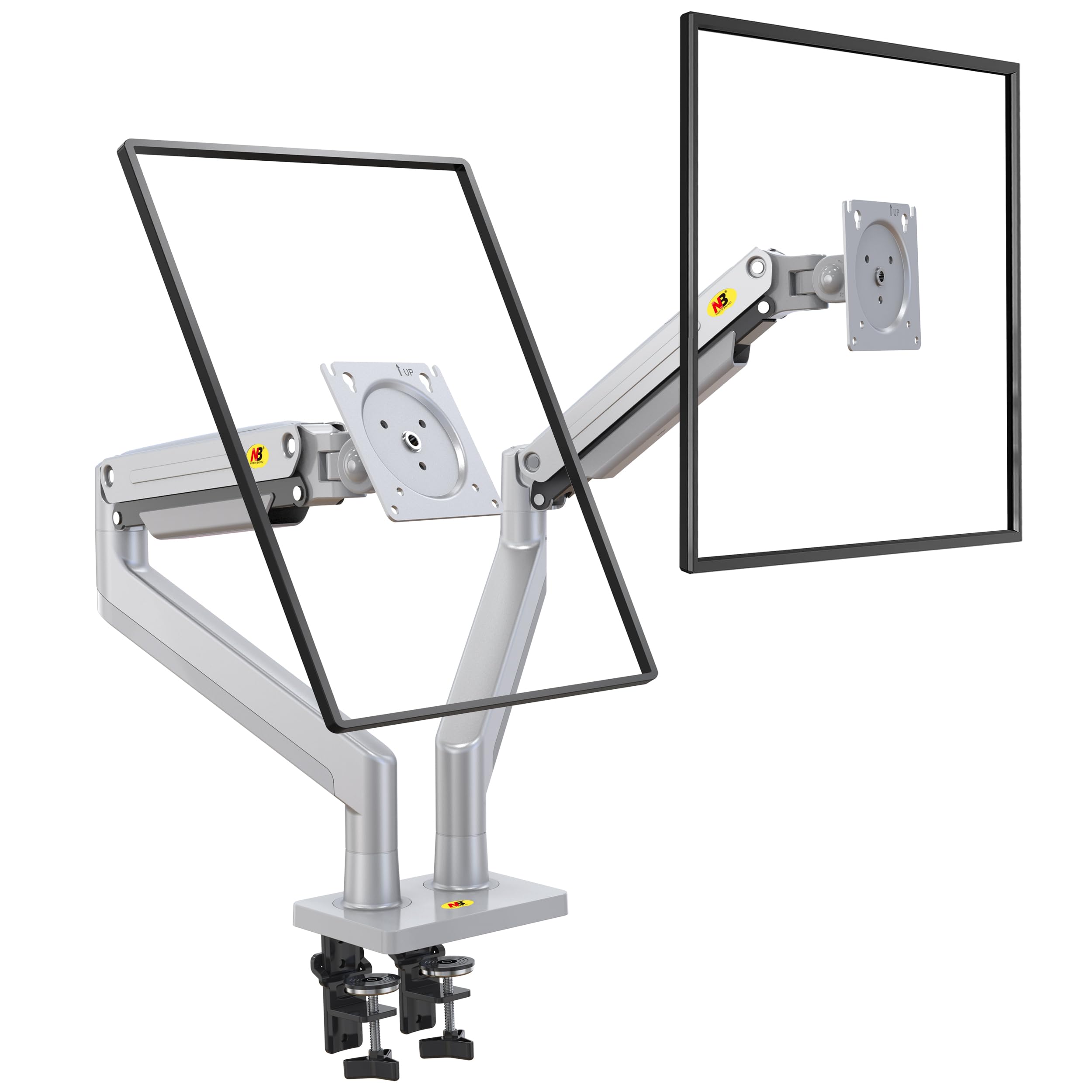 Mua Dual Monitor Arm Ultra Wide Full Motion Swivel Monitor Mount with ...