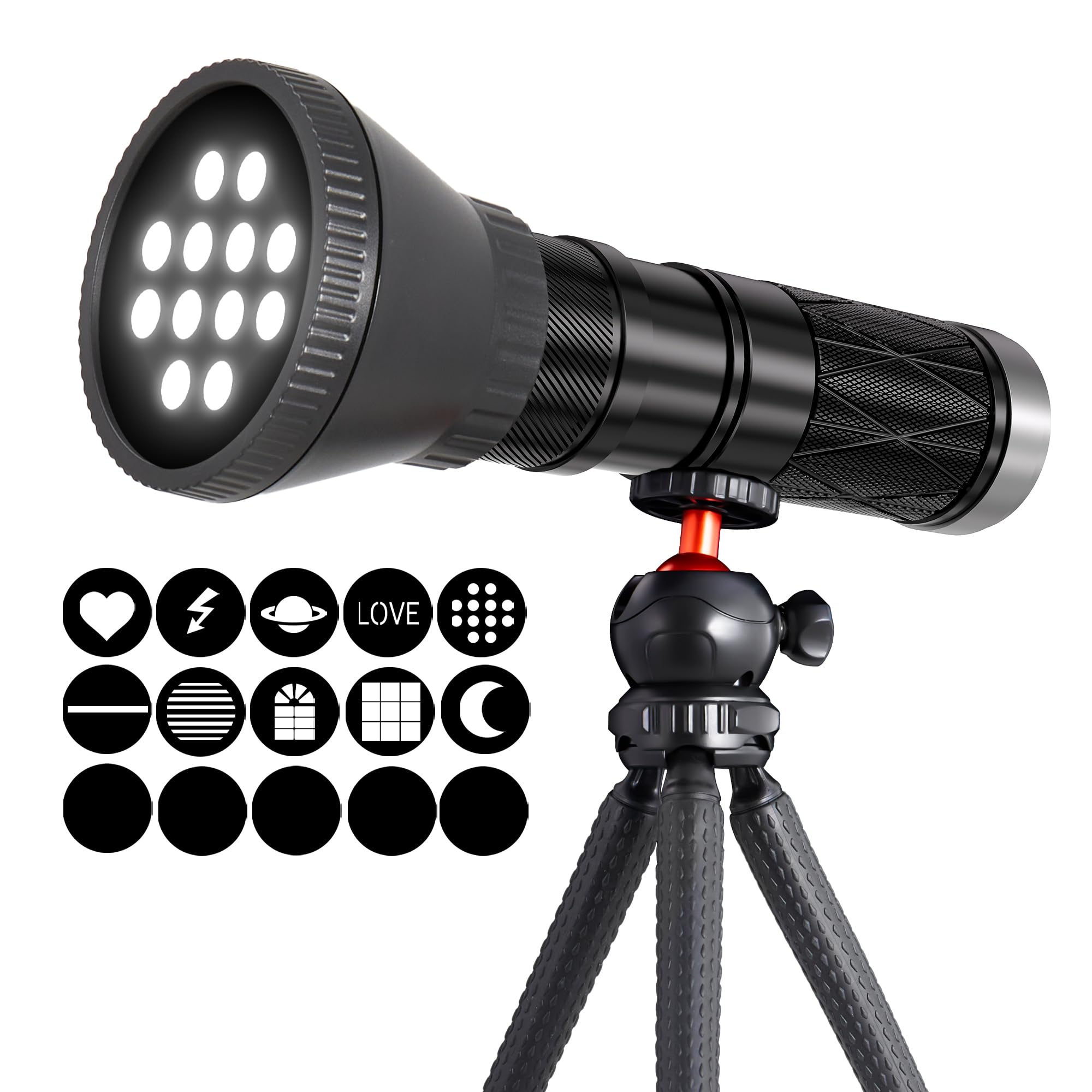 RGB Handheld Photography Lighting with Flexible Tripod, Arsoer Portable ...