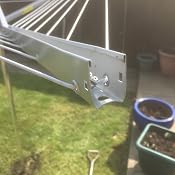 Brabantia Essential Rotary Washing Line and Concrete Anchor Tube, 30 m ...