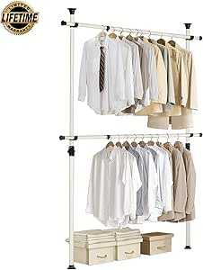 Prince Hanger, 1-Touch Double Adjustable Hanger PHUS-0023, Holds 176lb ...