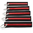 Amazon.com: Rotary13B1 Thin Red Line - Key Chain 5pcs : Clothing, Shoes ...