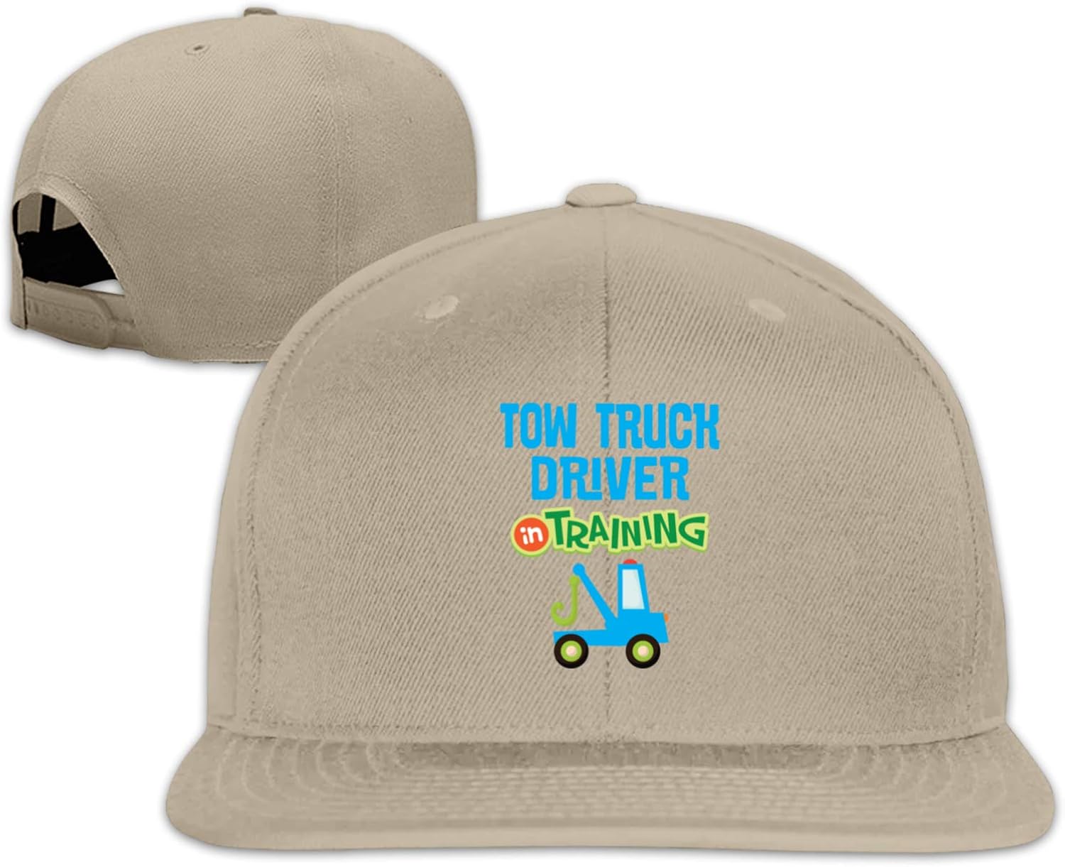 Tow Truck Driver in Training Cotton Flat Bill Baseball Caps Men's ...