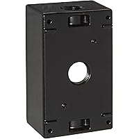 RAB Lighting RAB B3B Weatherproof Outlet Box, Black - Electric Plugs ...