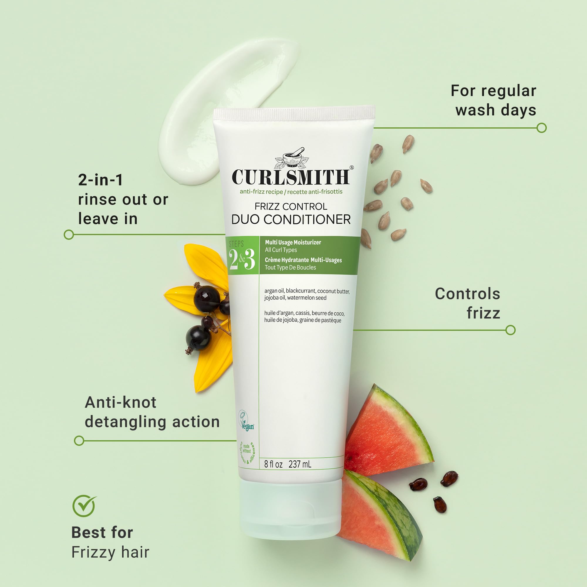 Mua CURLSMITH Frizz Control Duo Conditioner - Moisturizing Anti-Frizz ...