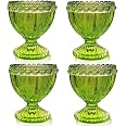 Amazon.com: Green Glass Easter Egg Cup for Soft or Hard Boiled Egg ...