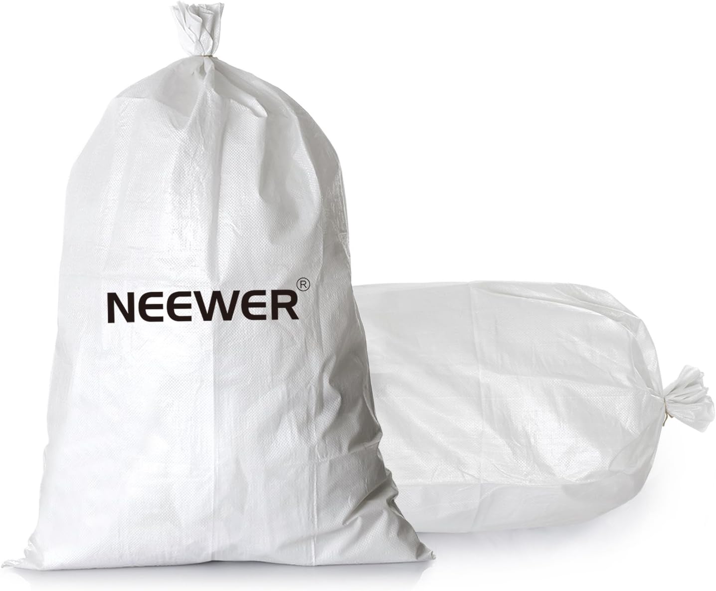 Neewer 63cm*35cm Sacs de Sable Vides Blancs à Tissu Polypropylène avec ...