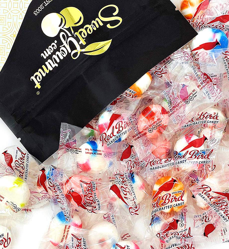 Amazon.com : SweetGourmet Red Bird Assorted Mint Puffs | Soft Wrapped ...