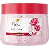 Amazon.com : Dove Scrub Macadamia Rice Milk Body Scrub Exfoliates and ...