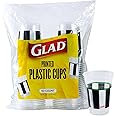 Amazon.com: Glad Everyday Disposable Plastic Cups with Referee Football ...