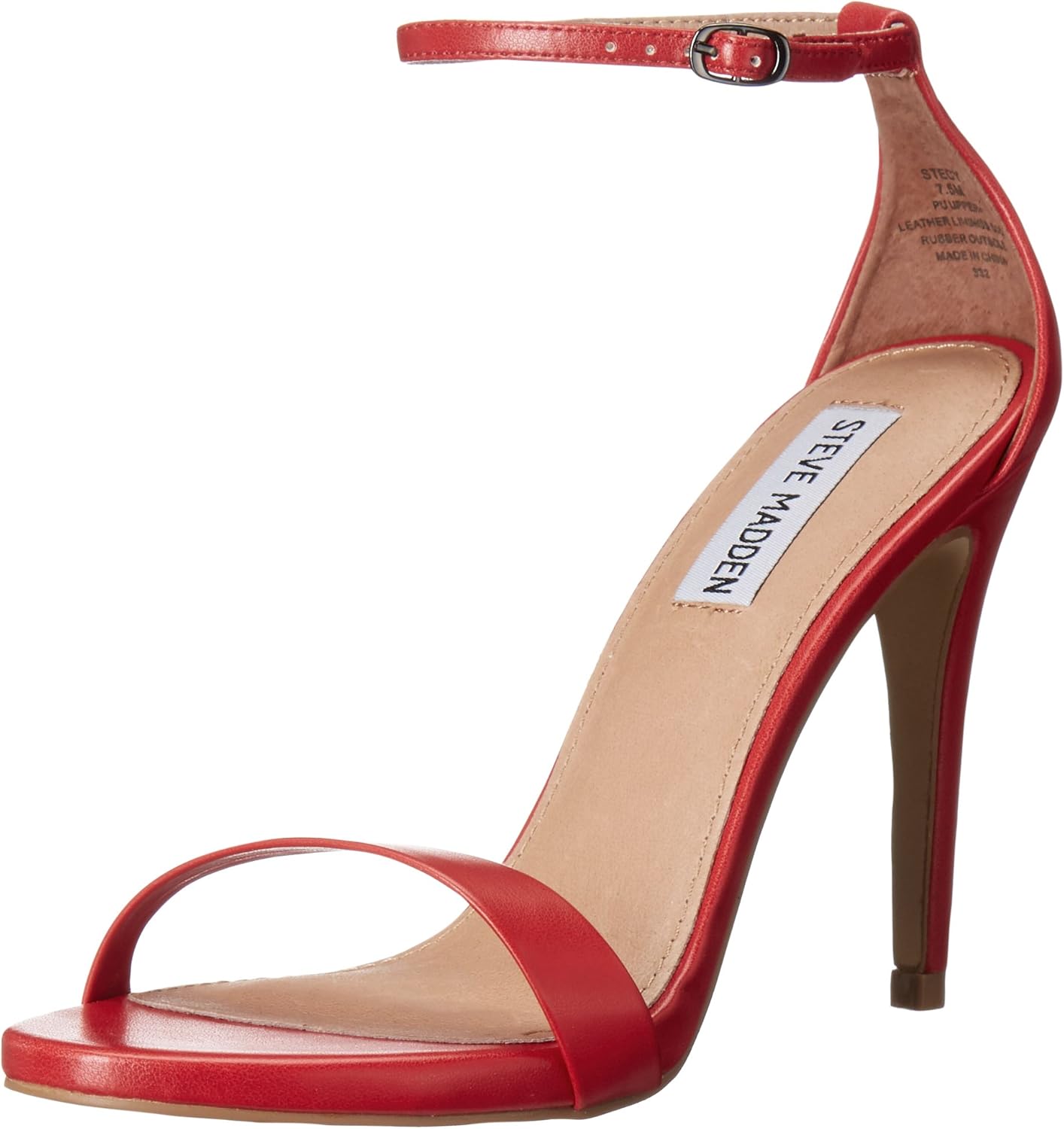 Steve Madden Stecy Red, Sandale à Talon Femme: Amazon.fr: Chaussures et ...