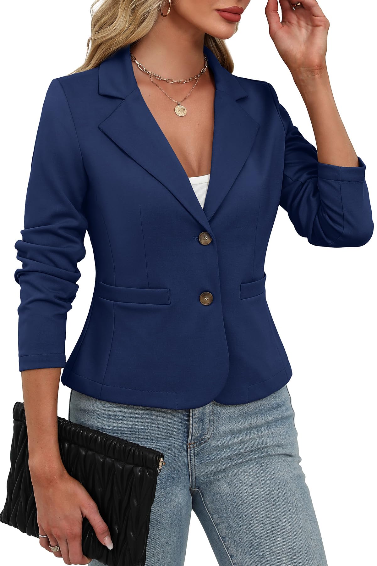 Stunning Navy Blue Blazer For Women Photos