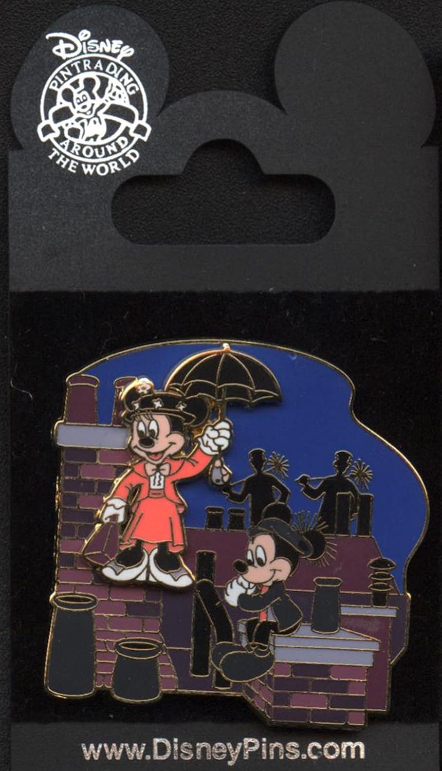 Disney Pin - Movie Moments - Mary Poppins and Bert - Minnie and Mickey ...