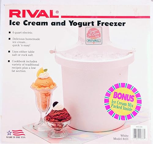 Rival Electric 4-Quart Ice Cream Maker in Kuwait | Whizz Ice Cream Machines