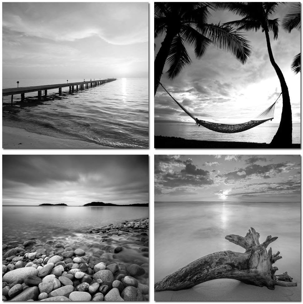 Photography Prints Downloadable Prints Ocean Print Beach Wall Art Black 