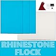Amazon.com : Rhinestone Flock Sticky Template Material for Hotfix ...