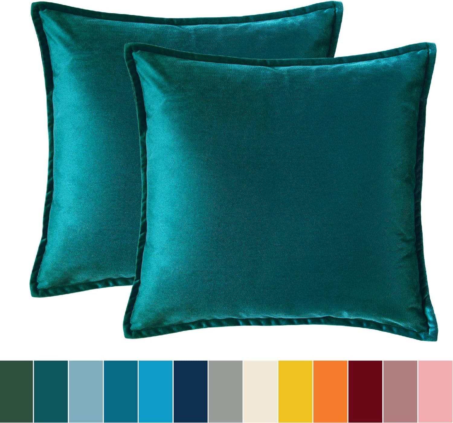 Bedsure Federe Cuscino Divano in Velluto - Federa Cuscino Decorativo ...