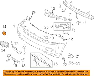 Amazon.com: Land Rover OEM Front Bumper-Foglight Fog Light Bezel Trim ...