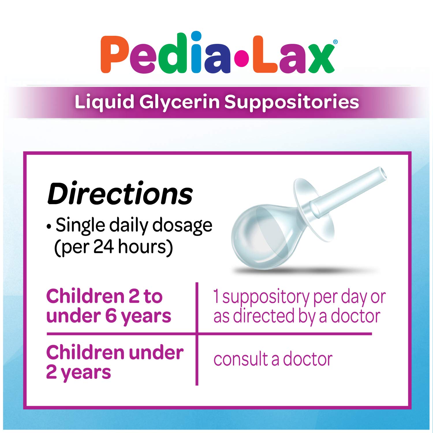 Mua Pedia-Lax Laxative Liquid Glycerin Suppositories for Kids, Ages 2-5 ...