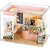 CUTEROOM DIY Miniature Dollhouse Kit with Furniture,Wooden Doll House ...