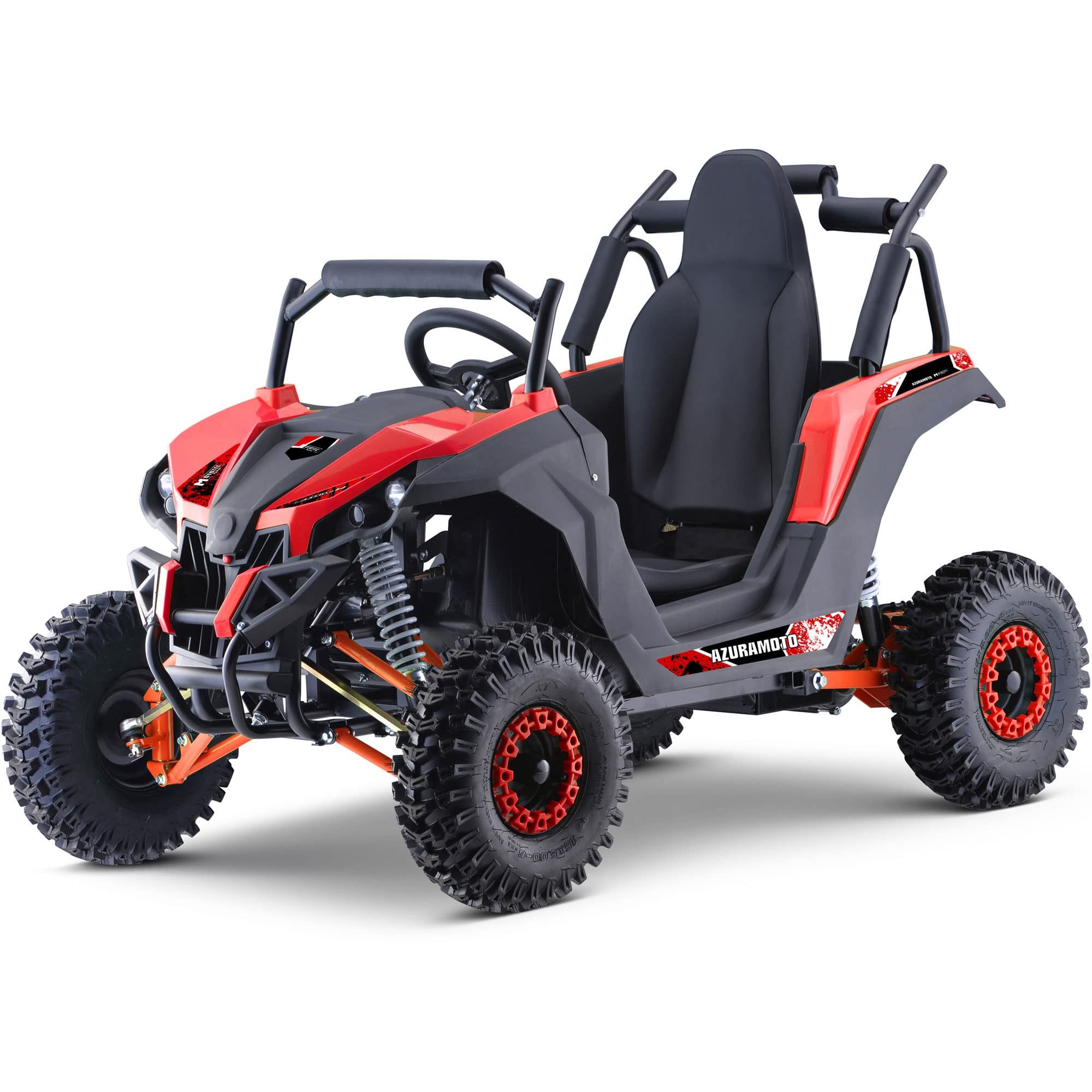 MotoTec Raider Kids UTV 48v 1200w Full Suspension Red for sale | Delran ...