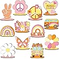 Amazon.com: 12 Pcs Groovy Party Decorations Groovy Centerpieces for ...