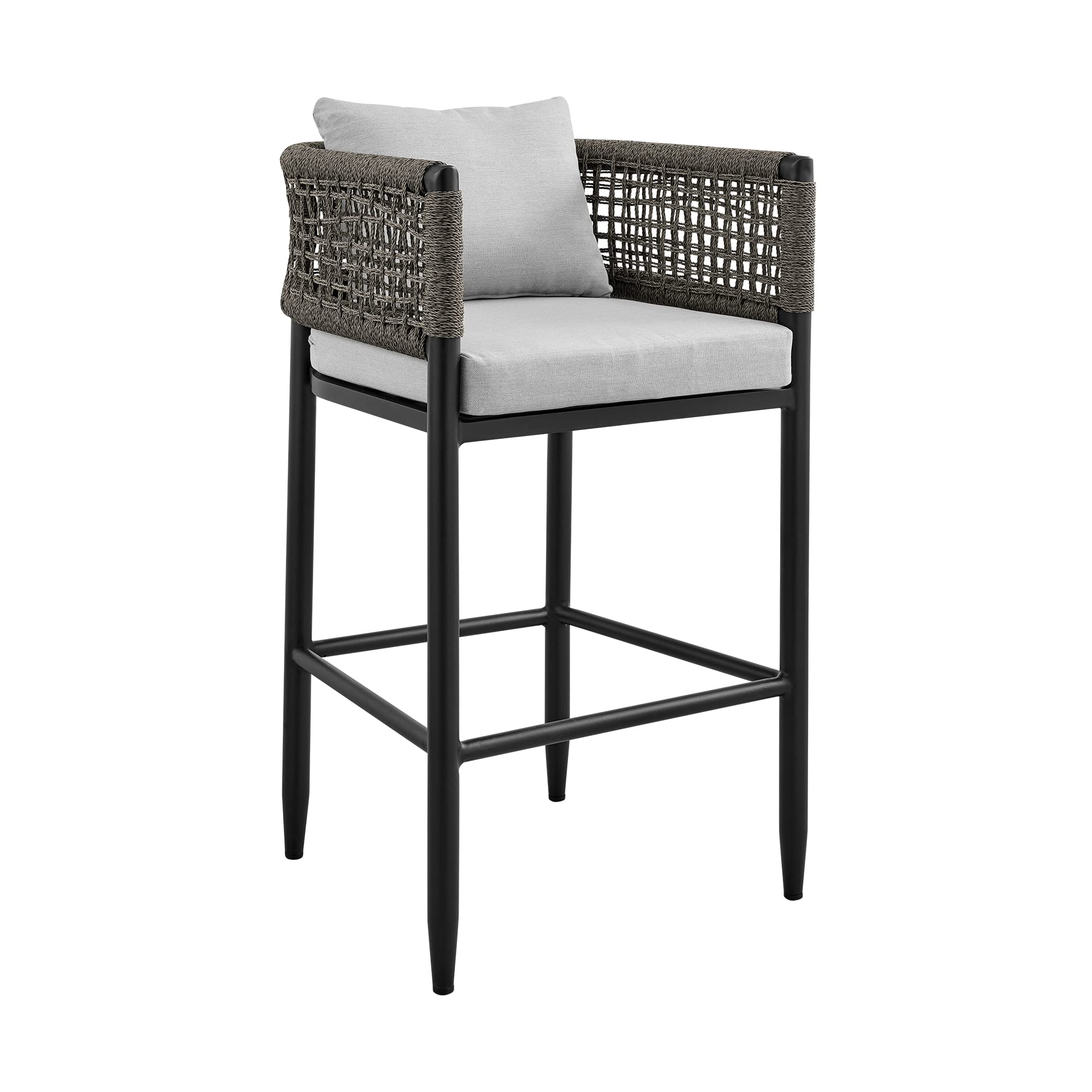 Armen Living Felicia Modern Indoor Outdoor Patio Counter Chair Bar ...