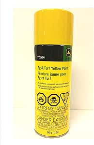 Amazon.com : John Deere Original Equipment Yellow Spray Paint #TY25641 ...