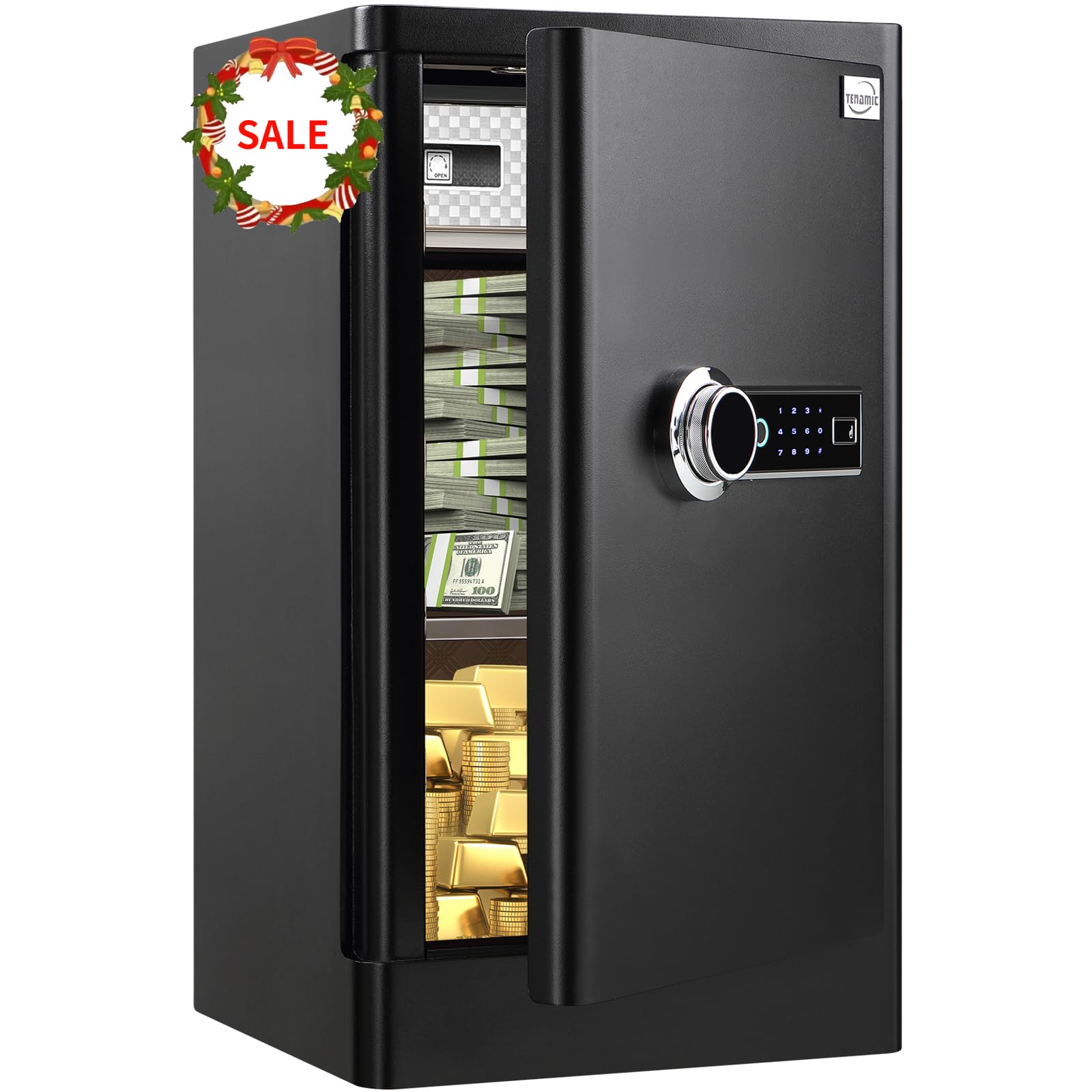 Tenamic Deluxe Biometric Fingerprint Safe Box Smart Touch Screen ...