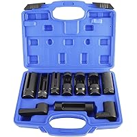 Amazon.com: KUNTEC 10 Piece Oxygen Sensor Socket Set Oxygen Sensor Removal Tool Set 1/2inch and ...