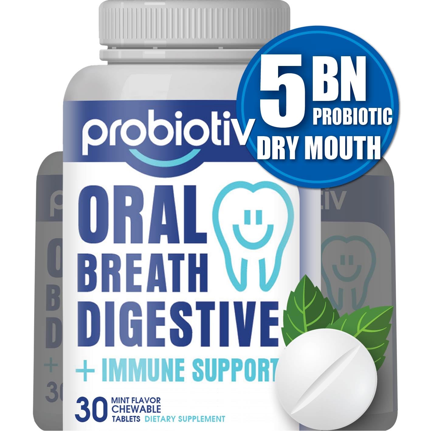 Mua Oral Probiotics for Mouth Bad Breath 5 Billion CFU – Chewable ...
