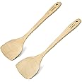 Amazon.com: Wood Wok Spatula Cooking Utensils JJMG® Kitchen Handcrafted ...