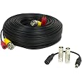 Amazon.com : Amcrest 100 Feet Pre-Made All-in-One Siamese BNC Video and ...
