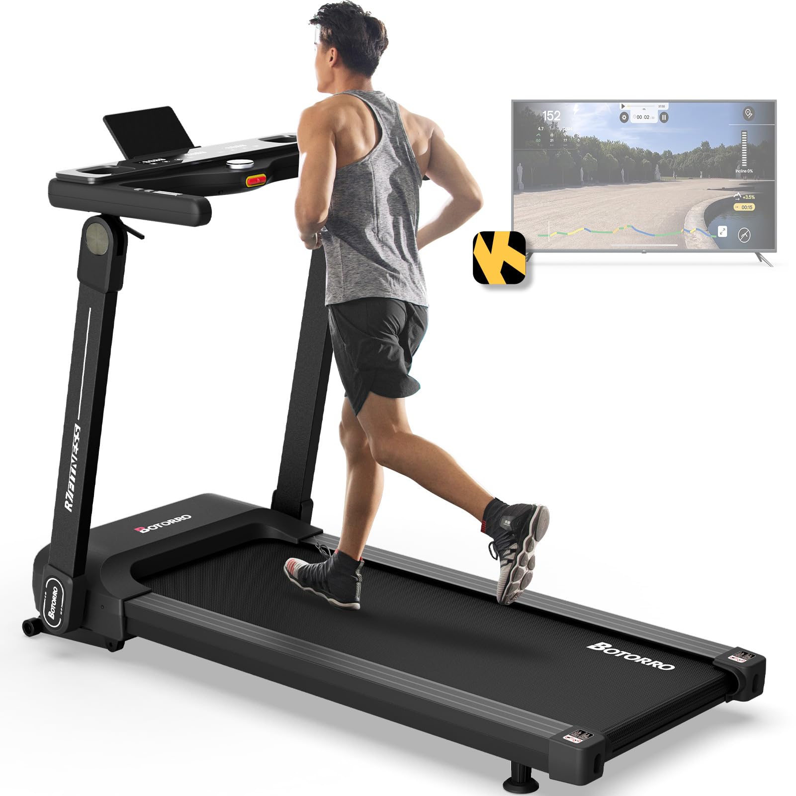 **truck/trailer pickup** BOTORRO Treadmills for Home, Foldable Treadmill, Wide Shock Absorption ...