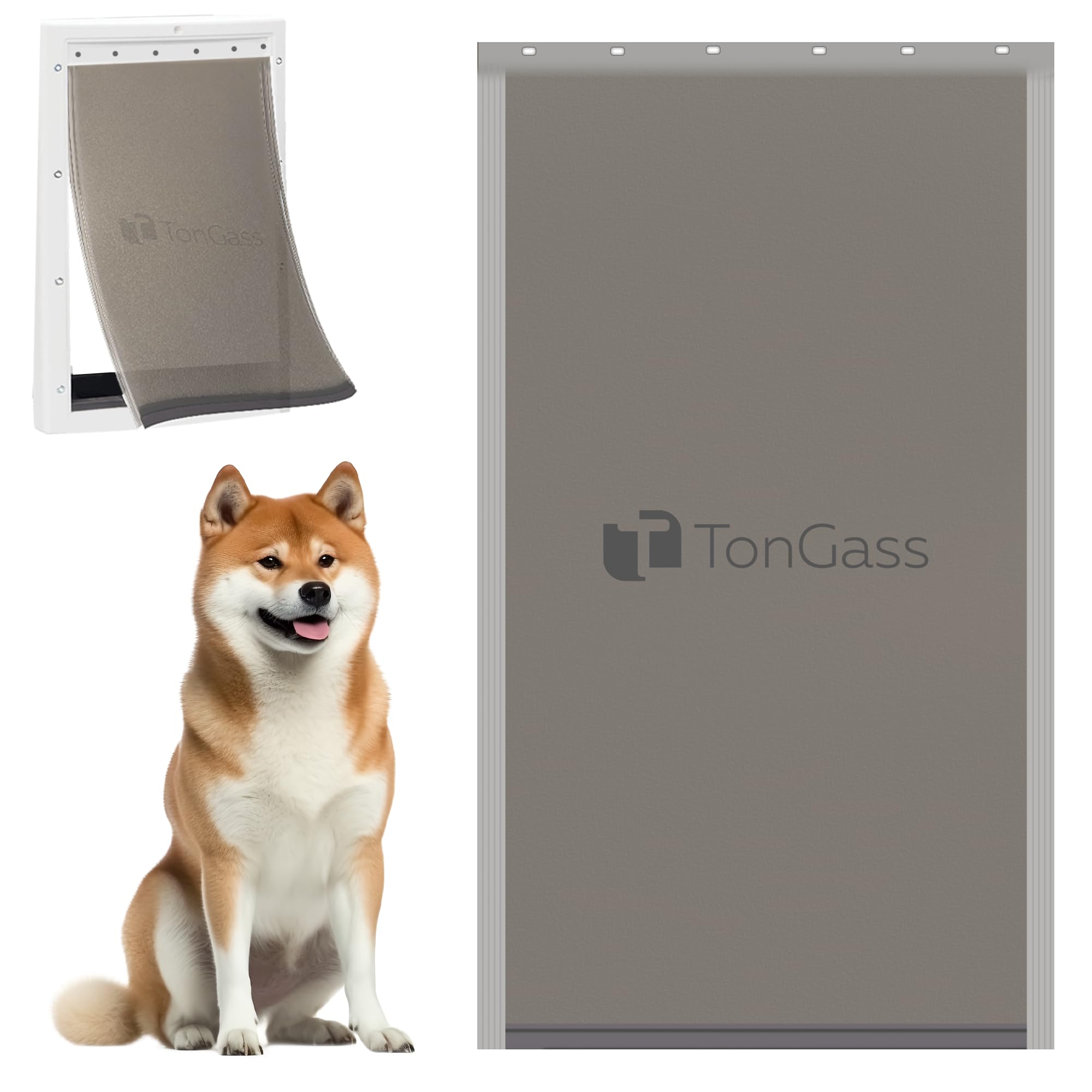 TonGass PAC11-11040 Extra Large Dog Door Flap Replacement Compatible ...
