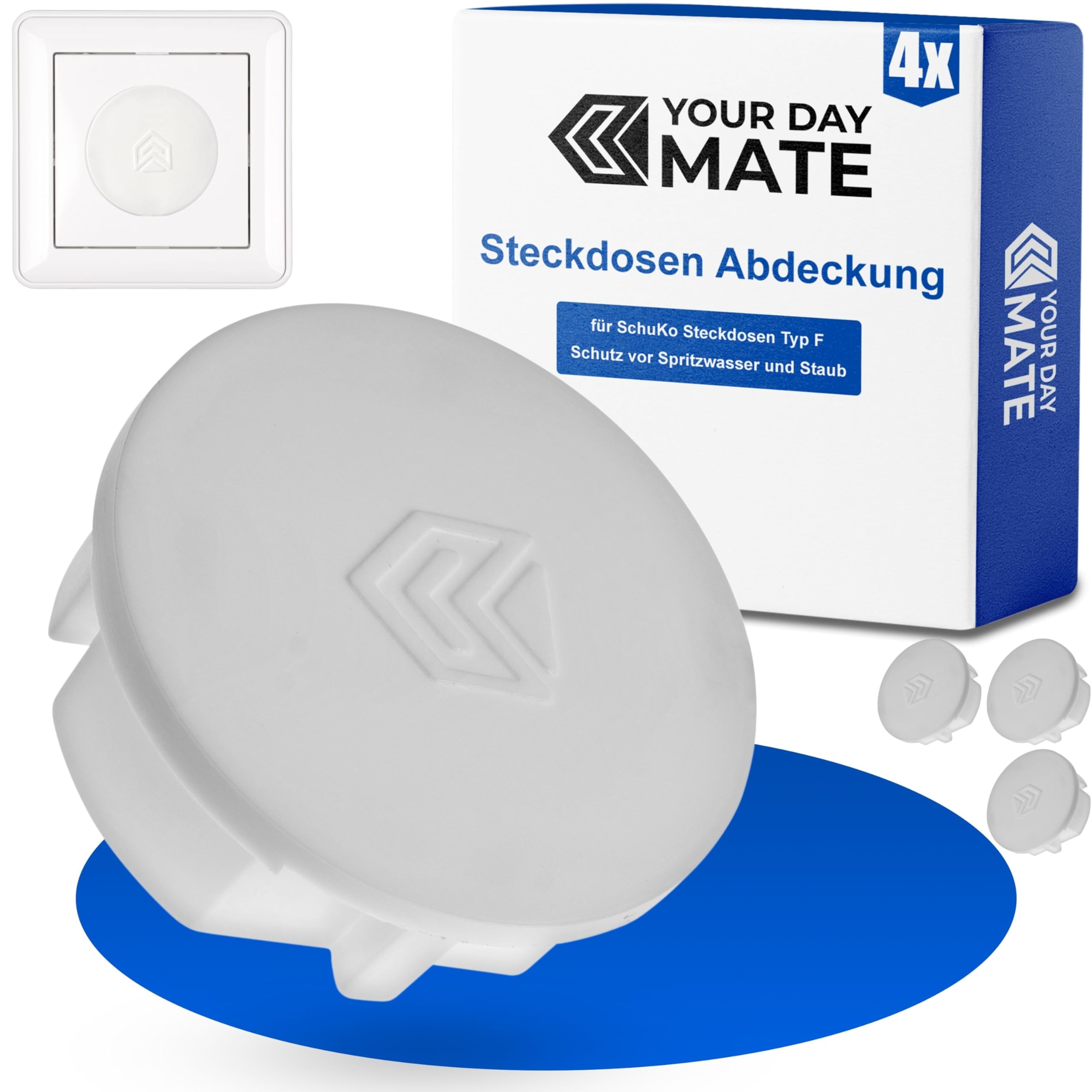 Mua Socket Cover, Pack of 4, in White, Socket Protection Against Dust ...