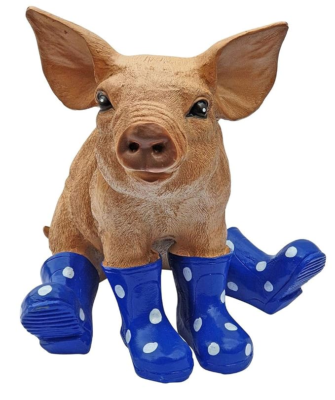 Schwein Mit Gummistiefel