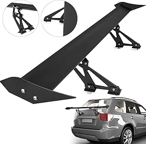 Amazon.com: Mophorn Universal GT Wing Spoiler 53 Inch Lightweight ...