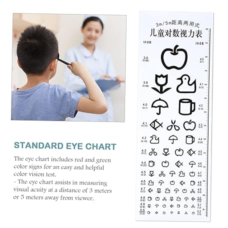 Mua CHILDWEET Eye Chart Visual Testing Chart Eye Check up Chart Visual ...