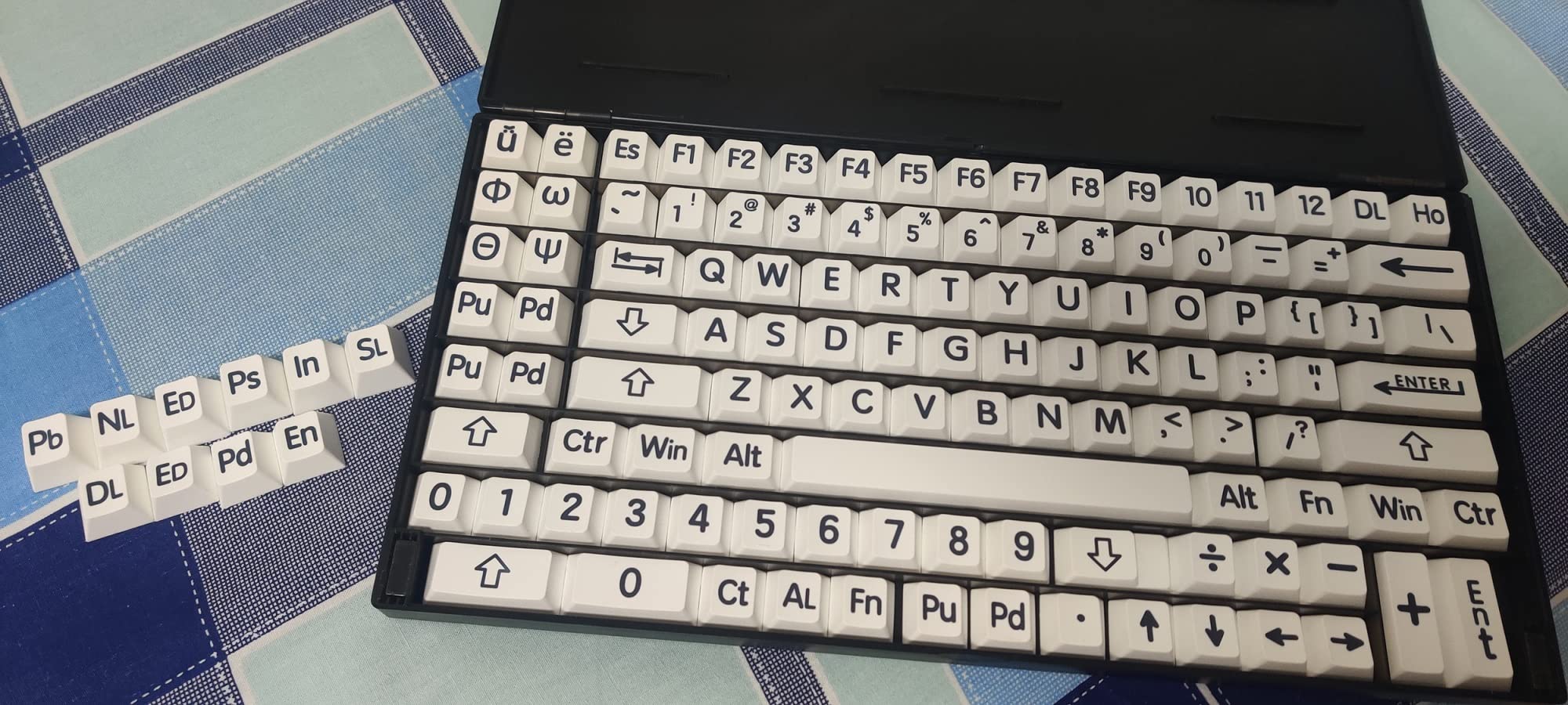 Mua Minimalist Big Font Keycaps 125 Keys Cherry Profile PBT Keycap for ...