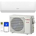 Amazon.com: TURBRO 9,000 BTU Ductless Mini Split AC with Heat Pump ...