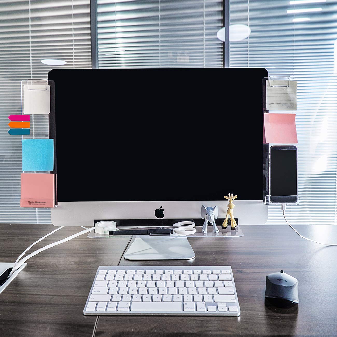 Mua Monitor Memo Board,3 Pcs Acrylic Message Memo Boards Note Pad Phone ...