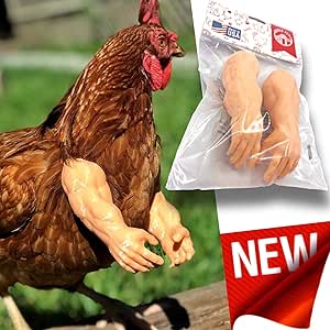 Amazon.com : Original Muscle Chicken Arms Gag Gift Chicken Arms for ...