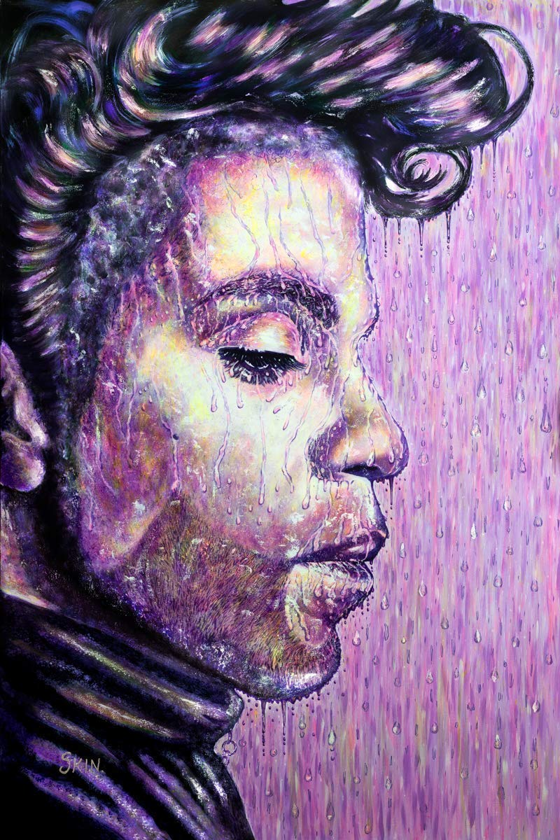 Breathtaking PRINCE portrait painting, the ultimate fan collectors gift ...