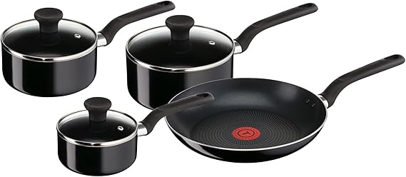 Tefal Selective 4 Piece Non Stick Pan Set Cookware Saucepan Set: Amazon ...
