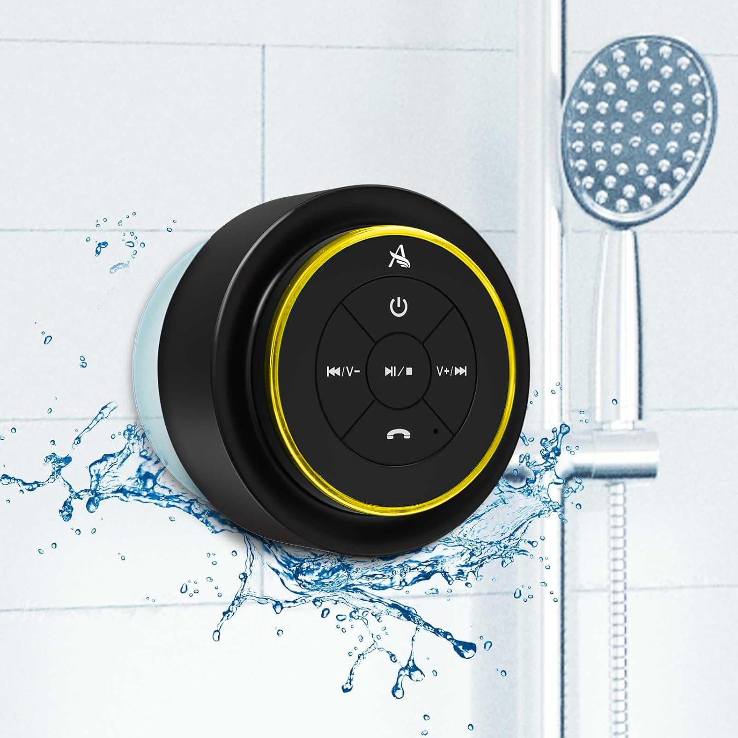 XLEADER, Upgraded, Shower Speaker, Certified IPX7 Waterproof Bluetooth ...